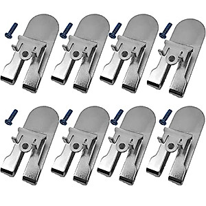 8PCS N435687 Belt Hook Clip with Glue dispensing anti loosening screw for DeWalt DCF620 DCF620B DCF622 Drywall Screwgun