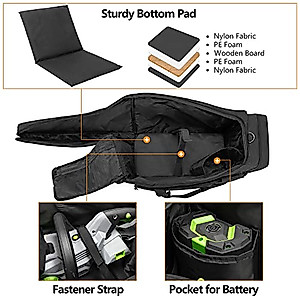 SAMDEW Chainsaw Carrying Case, Padded Chainsaw Storage Bag Compatible with EGO 14 & 16 & 18 Inch Power Chainsaw, Portable Chainsaw Holder Fit for 14"/16"/18" Cordless Chainsaw & Accessories, Bag Only