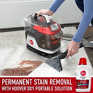 Hoover CleanSlate Pet Portable Carpet + Upholstery Spot Cleaner Machine, Powerful Suction with Versatile Tools, Pet Stain Remover, Car and Auto Detailer, Pair with Hoover Carpet Cleaner Solution