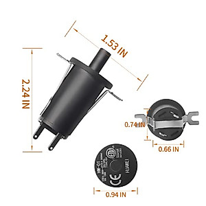 4-Pack Accessories Kit Replacement for Masterbuilt Hopper lid/Door Switch Sensor,Campatible with Masterbuilt Gravity Series 560/800/1050 Digital Charcoal Grill + Smoker