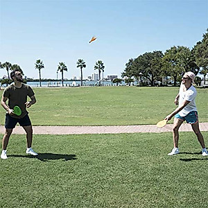 Jazzminton 10 Replacement Birdies or Shuttlecocks for Indoor and Outdoor Game - Played at Parks, Beach, Lawn, Yard, or Tailgating