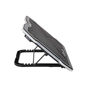 Rosewill RGB Laptop Cooling Pad, Gaming Laptop Cooler for 17 Inch Laptops, Big Quiet Fan, Adjustable Angles, Lighting Modes, Fan Speed Modes - (RWNB17B), Black