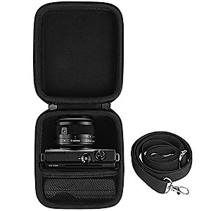 co2CREA Hard Case Replacement for Canon EOS M200 Compact Mirrorless Digital Vlogging Camera EF-M 15-45mm lens