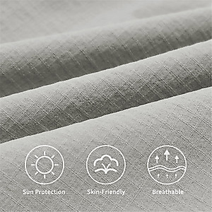 CQC Women's Outdoor UPF 50+ Golf Skort Casual Active Skirts Build-in Shorts with Pockets Gray M