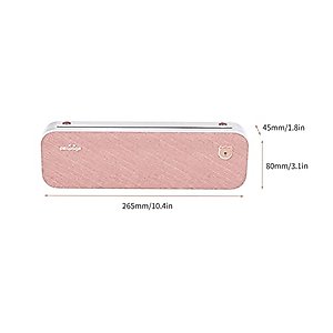 Bisofice PeriPage Portable Printer, A4 Wireless Bluetooth Travel Printer, Portable Thermal Printer Compatible with Android and iOS, Support 2''/3''/4'' Paper Width, Mobile Printer