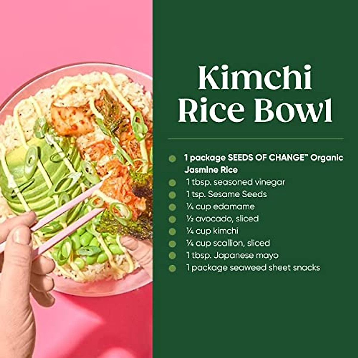 SEEDS OF CHANGE Organic Aromatic Jasmine Rice, Microwaveable Ready to Heat. 8.5 Ounces (Pack of 12)