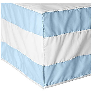 Baby Doll Sweet Lodge Collection Crib Skirt/Dust Ruffle in Blue