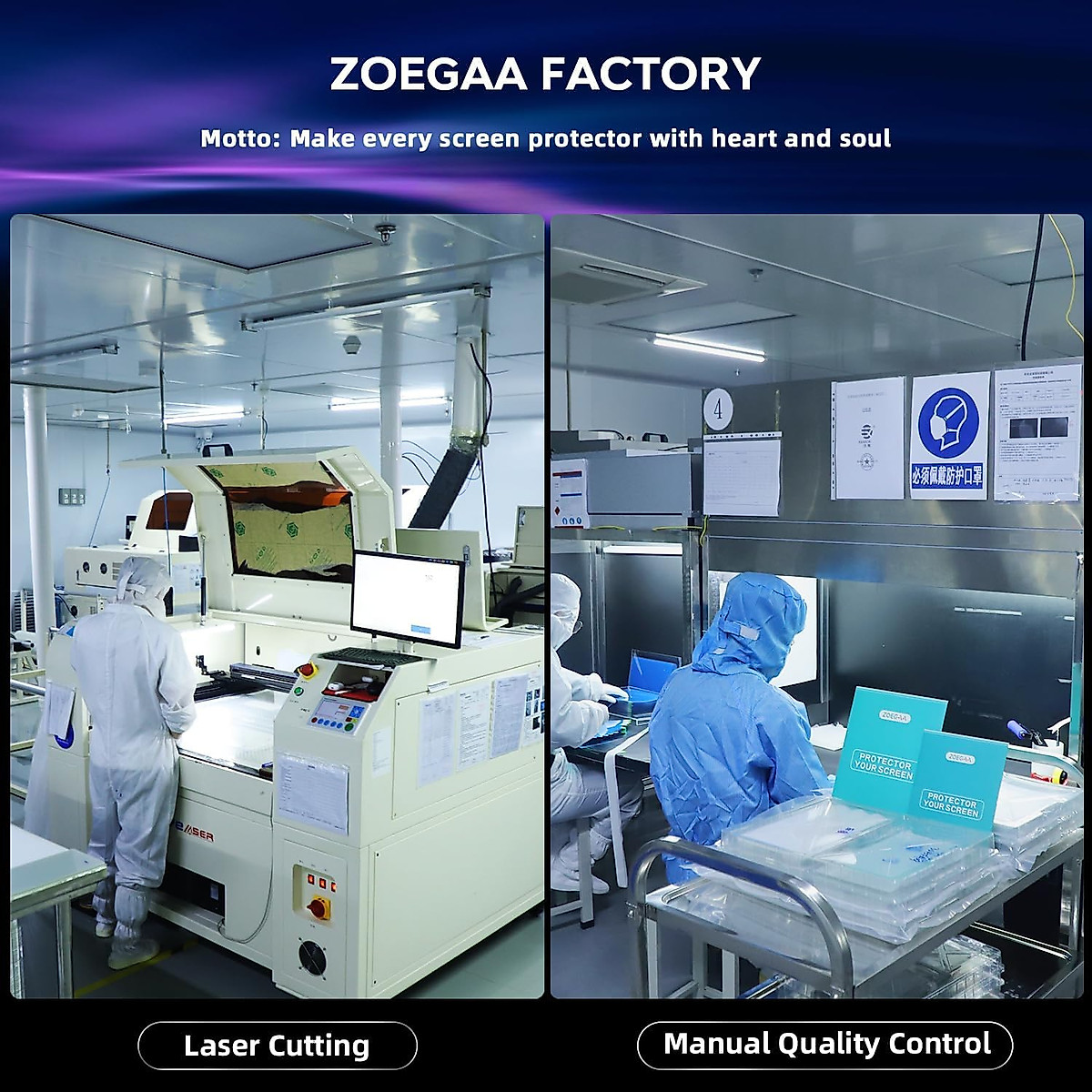 ZOEGAA Privacy Screen Protector for iPad Mini 7(2024,A17 Pro 7th Gen) /iPad Mini 6(2021,6th Gen),Anti Blue Light Anti-Spy Matte Screen Film Guard Screen Protector for 8.3