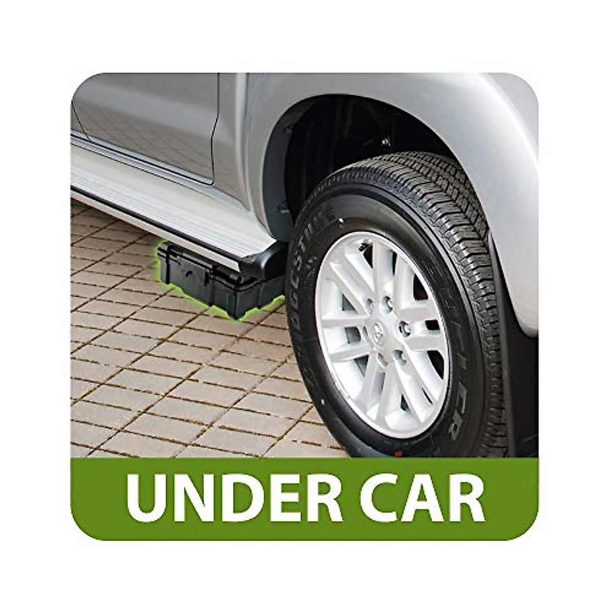 Airtight, Waterproof Magnetic Locking Storage Box with Inner Dividers, Hide-A-Key Magnet Mount Box