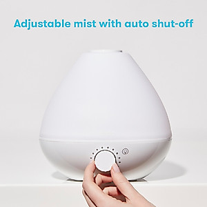Frida Baby 3-in-1 Cool Mist Humidifier for Baby with Diffuser + Nightlight, Baby Humidifier for Bedroom, Nursery + Large Rooms, Quiet, Auto Shut Off, Runs +24hrs
