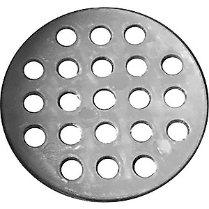 PF WaterWorks PF0959HairSTRAINUniversal Tub Drain Hair Catcher/Strainer/Shroom/Snare - Only Design that Works With or Without Tub Stoppers (Toe Touch, Lift Lock, Lift Turn or Grid) Gray