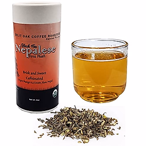 Black Tea Loose Leaf Organic Nepalese Black Tea, First Flush Tea Leaf by Split Oak Company. Darjeeling Tea First picked of the tree, Grown in Nepal, Himalayan Loose-Leaf Revolution