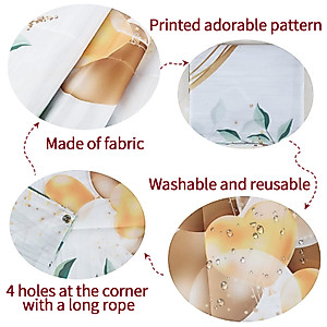 Aonbon Mr & Mrs Backdrop, Wedding Backdrop Banner, Wedding / Engagement / Bridal Shower Party Decoratoions