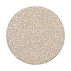 Pastel Beige Light Colour Polka Dot Pattern Simple Art PopSockets Swappable PopGrip