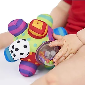 The Season Toys Baby Cognitive Developmental Bumpy Ball Toy Newborns to 6 Months, 8 Months, 1 Year and 2 Years Old Toddlers, Brain Development Toy for Kids, Colorful