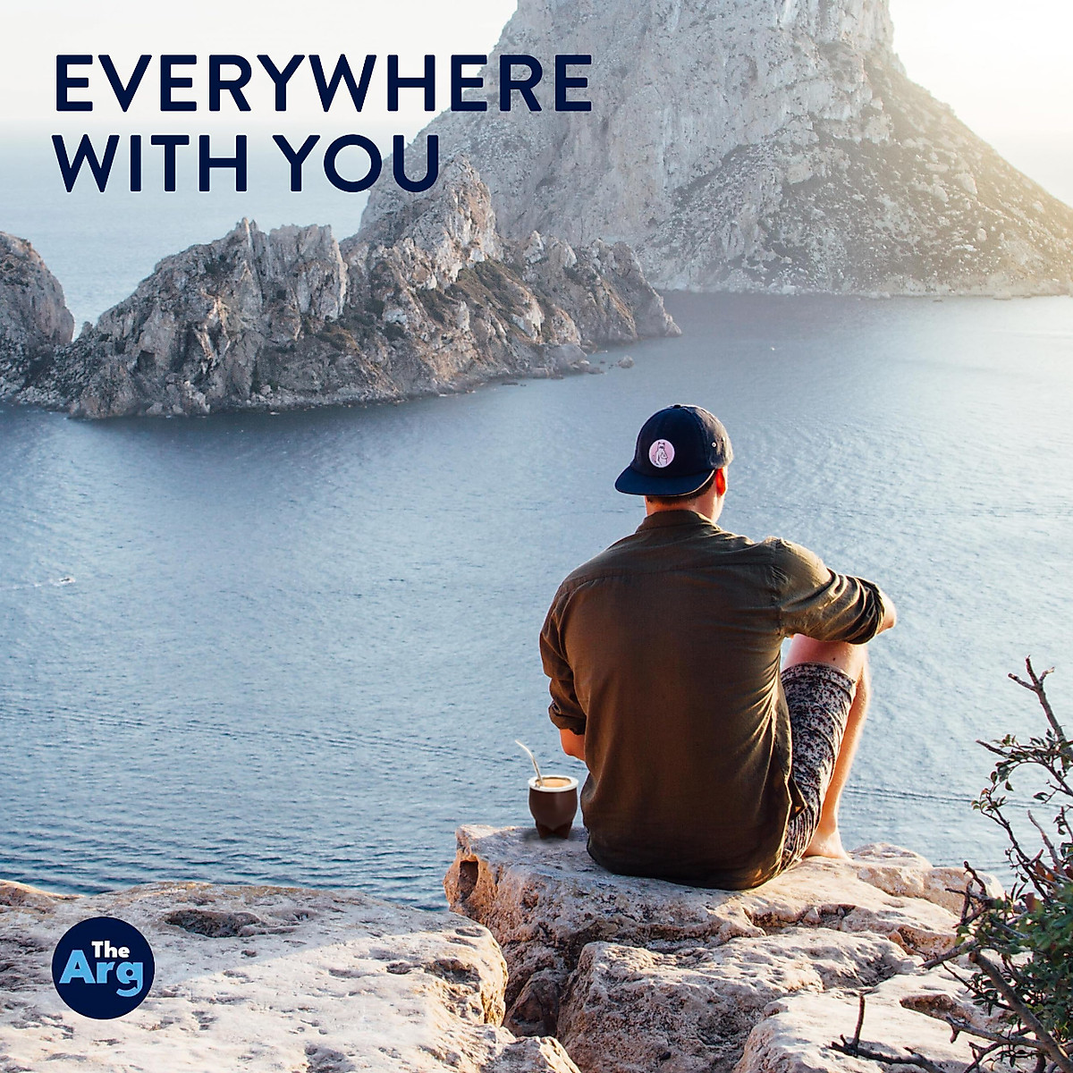 THEARG | Yerba Mate Gourd Set with Stainless Steel Straw | Handmade Leather Yerba Mate Cup and Bombilla Set from Argentina - Beach Essentials - Idea for Gifts | Travel Cup Mate