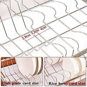 FEHUN Sinks,Wall-Mounted Kitchen Dish Rack Drain Rack Kitchen Racks
