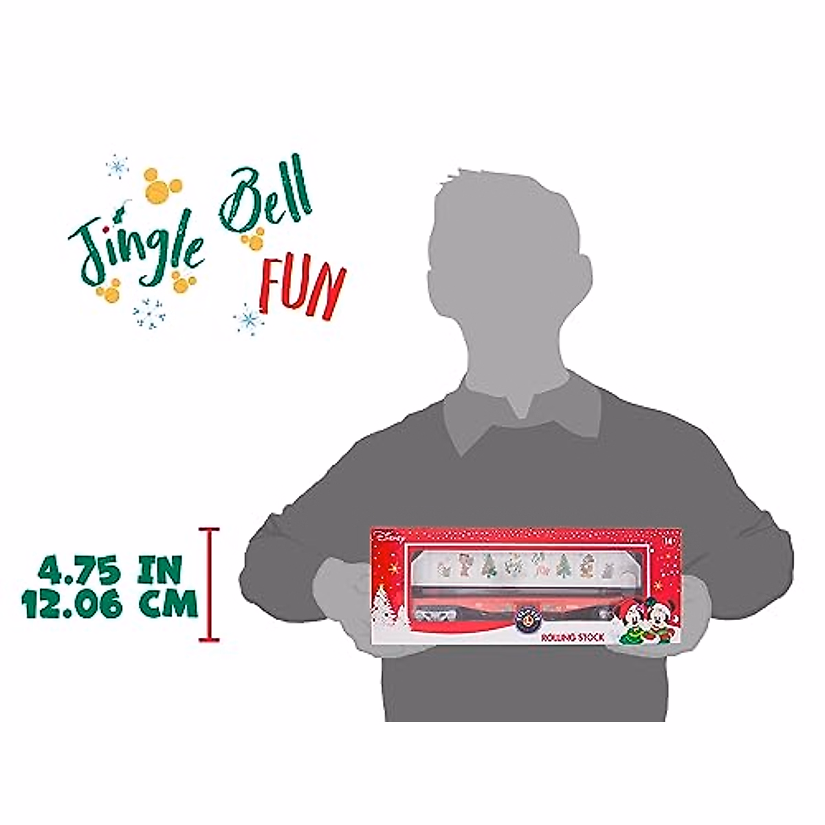 Lionel Mickey & Friends Christmas Flatcar with Girders, O Gauge