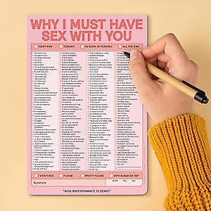 Knock Knock Why I Must Have Sex With You Checklist Pad (Second Edition)