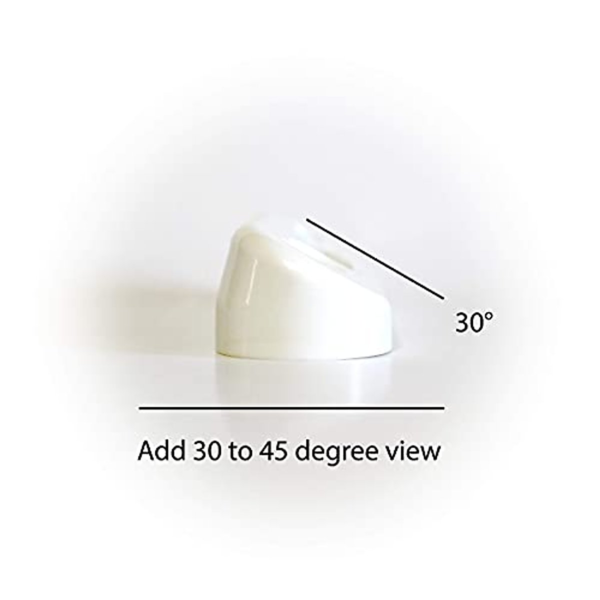 AirTech Home Automation Wedge Extender Kit Mount Compatible with Nest Hello 1st Generation, White Classic Pill Made for Nest Hello, Outdoor use.