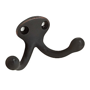 Ives by Schlage 582B-716 Double Wardrobe Hook,Aged Bronze
