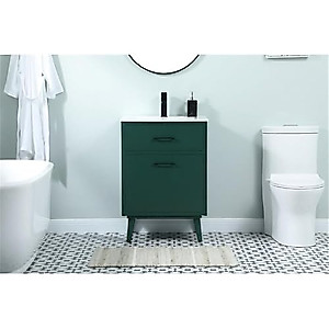 Elegant Kitchen and Bath 24 inch Bathroom Vanity Cabinet - Green