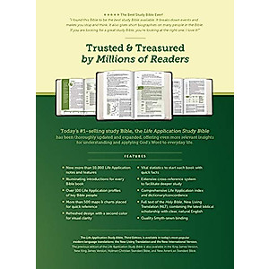 NLT Life Application Study Bible, Third Edition [Bible] 2019