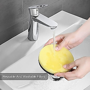 CPAI Replacement Filters Compatible with Bissell Pet Hair Eraser Turbo Rewind Vacuum Cleaner,Fits Models 27909,24613,2790,2790W,2475 Series