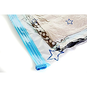 Axii Strong Vacuum Space Saver Storage Bags, Set of 5, 2 Sizes Thicker at .08 mm