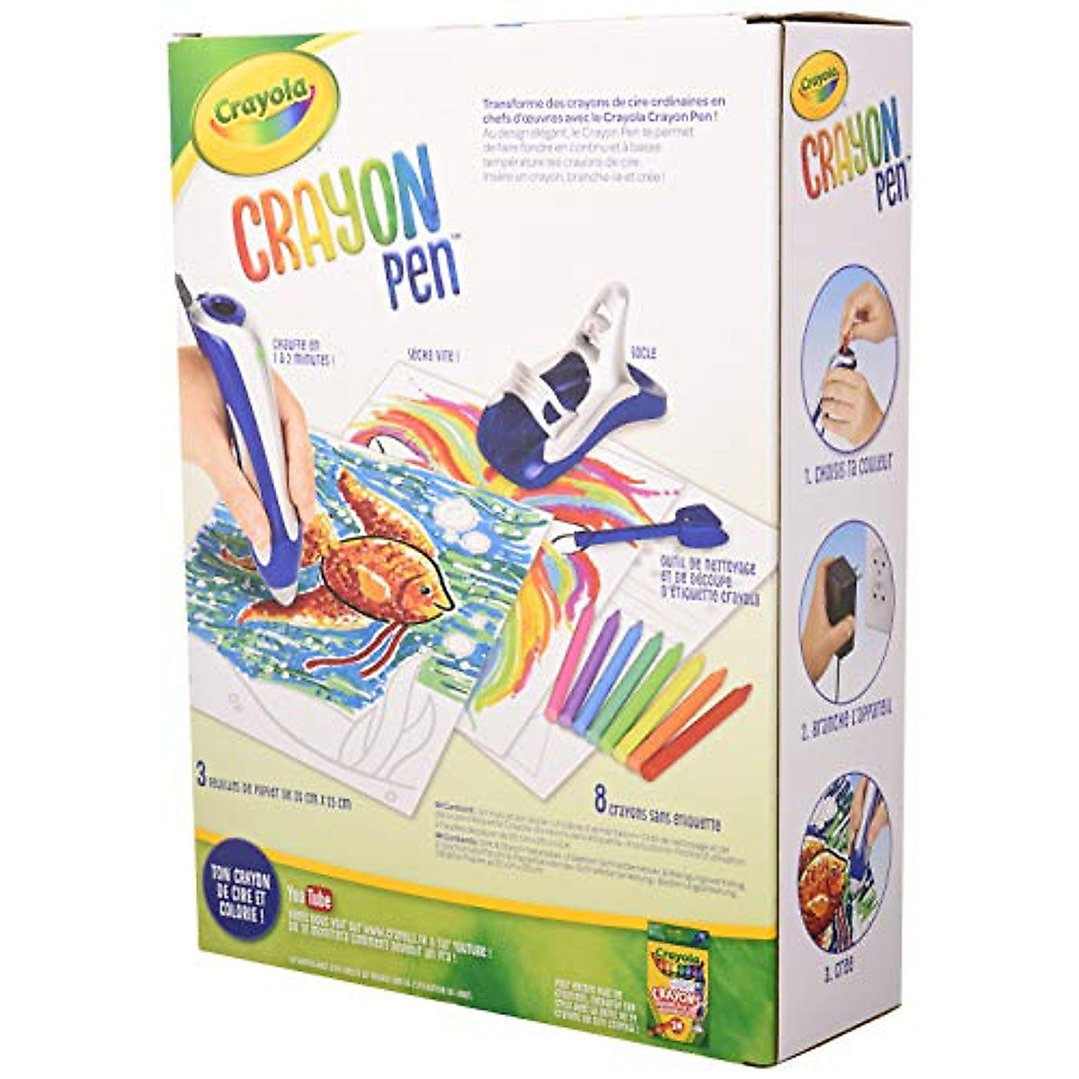 Crayola Ultimelt Pen, Crayon Melting Creative Kit for Arts Crafts, Multisurface