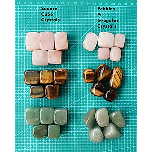 11 PCS MIMOSA Chakra Stones Healing Crystals Stone, Amethyst Elestial, Black Tourmaline&Selenite