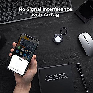 PITAKA AirTag Holder with Key Ring, Easy Carrying AirTag KeyChain with Compact Multi Tools, [PitaTag for Multi-tool] Stainless Steel & Silicone Made