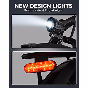 Mukkpet Suburban 750W Electric Bike for Adults, 25MPH Ebike, 26'' X 4.0 All Terrain Tire Electric Mountain Bikes 48V 15AH BMS Removable Battery Adult Electric Bicycles 7-Speed Electric Bike