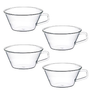 Kinto 8437 Tea Cup, Cast 8.8 fl oz (220 ml), Set of 4