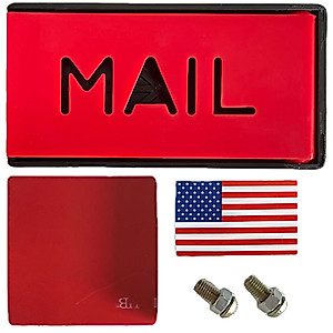 Mailbox Flags for Brick mailboxes | Mailbox Flag Replacement kit | Mailbox Red Flag | Mailbox Alert Flag | Mailbox Red Flag Replacement