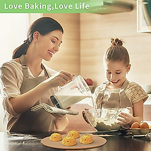 Melala 200Pcs Parchment Paper Rounds 7 Inch, Unbleached Non-Stick Precut Parchment Paper Liners for Tortilla Press, Air Fryer, Round Cake Pan,Springform Pan,Toaster Oven(Unbleached)