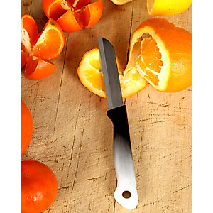 Solingen Paring Knife 12 pcs Fruit Knife Vegetable Knife Set Razor-Sharp Lightweight 3-inch Serrated Paring Knife Made in Germany (HOLE PATTERNED)