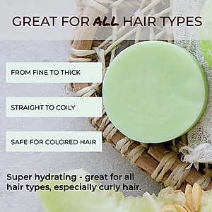 Suds & Co. Solid Conditioner Bar, Zero Waste Conditioner, Natural Conditioner For Hair, Sustainable, Eco-Friendly Hair Care – Maui Melon, 1.7 Ounce