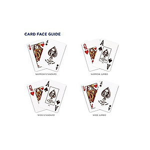 Kem Playing Cards Arrow Red and Blue, Bridge Size- Standard Index Playing Cards (Pack of 2) - 1007086