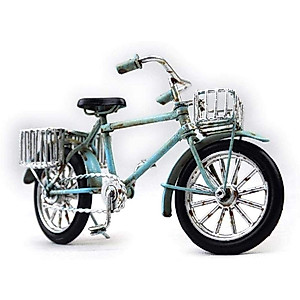 DSQK Statue Sculpture Ornament Collectible Figurine Decorative Supplies, Animal Garden Decorations, Household Metal Crafts, Mini Bicycle Models, Gifts, Home Accessories Decoration