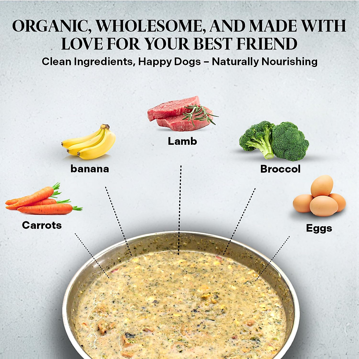 Healthy Dogma - PetMix Dehydrated Dog Food - Lamb Dog Food - Raw Dog Food - Grain Free, Clean Ingredient Dog Food - No Preservatives, Homemade Dog Food Lamb Dinner (10 lbs)