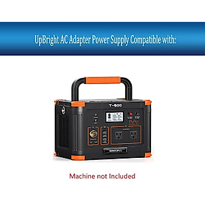 UpBright 12V Car DC Adapter Compatible with GRECELL T-500 T500 500W Portable Power Station Generator 519.48Wh 519Wh 140400mAh Li-ion Battery DC12V Max 105W Lighter Plug Power Supply Cord Cable Charger