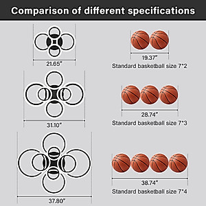 TEMINBU Modern LED Ceiling Light, Black 4 Rings Flush Mount Ceiling Light, 4000K Lighting Fixture Ceiling Lamp for Kitchen, Bedroom, Living Room, Laundry Room