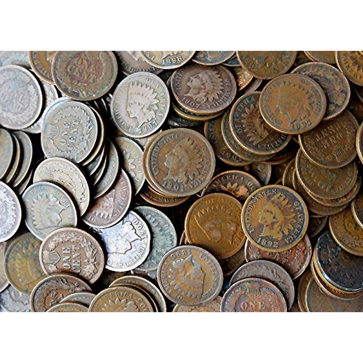 1900-1909 Lot of Ten - Indian Head Pennies 1c Various Grades