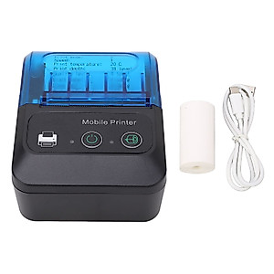 ViaGasaFamido Label Printer, Thermal Label Printer Machine 2in 203DPI 80mm S for Home and Business, Desktop Photo Printers