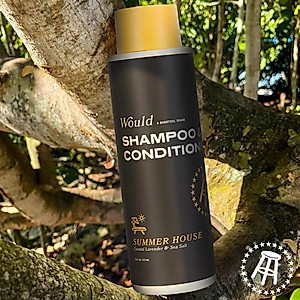 WOULD Men's 2-in-1 Shampoo & Conditioner - 16 Oz, Dual Action, Oakmoss & Pink Pepper Scent