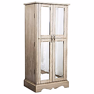 Hives and Honey Chelsea Jewelry Armoire, Taupe Mist