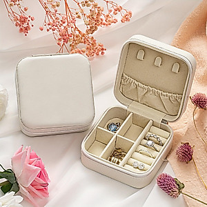 Custom Birthday Flower Jewelry Storage Box, Birth Month Flower Gift Box, Birthday Gift For Women, Leather Jewelry Storage Box Display Box