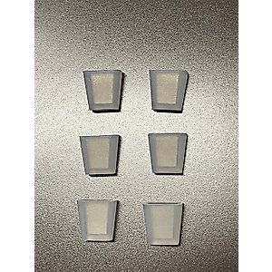 BOCCHI Replacement Rubber Feet for 2300 00XX Sink Grids, Pack of 6