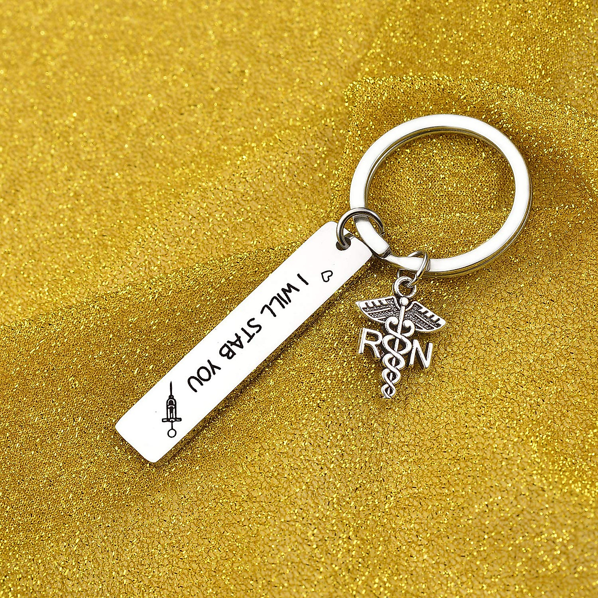 7RVZM Nurse Keychain Nurse Jewelry Medical Gift Nursing Keychain RN Registered Nurse Gift Nurse Graduation Jewelry Medical Jewelry Medical Student Gift Nurse Birthday Gift